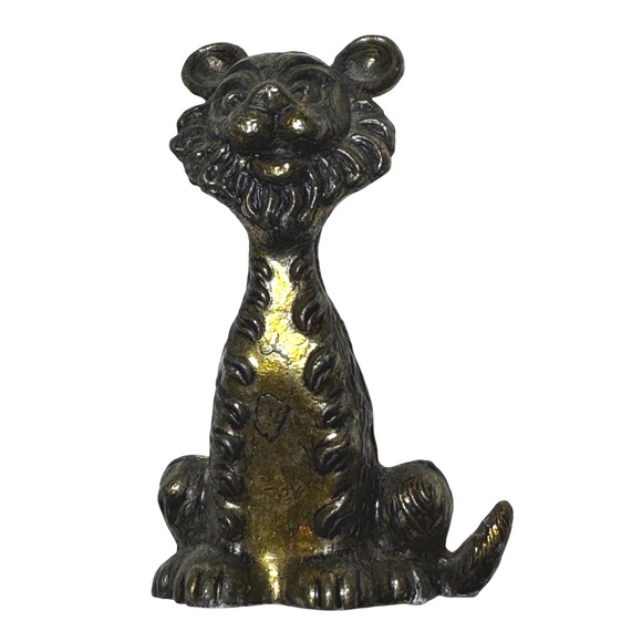 Art | Vintage Brass Lion King Figurine Mod Dep Made In Italy Charming ...